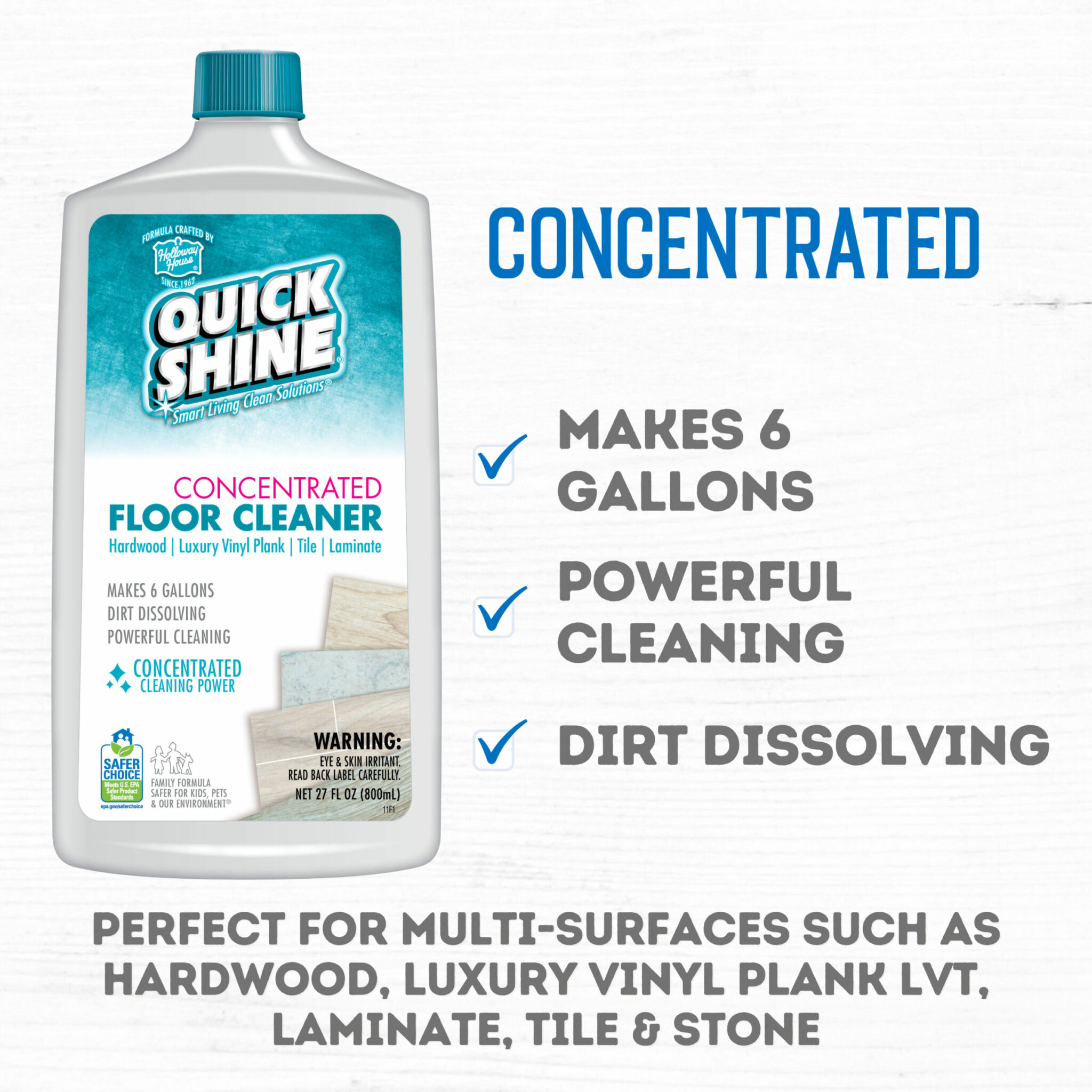 Quick Shine ® Concentrated Floor Cleaner - Quick Shine Floors
