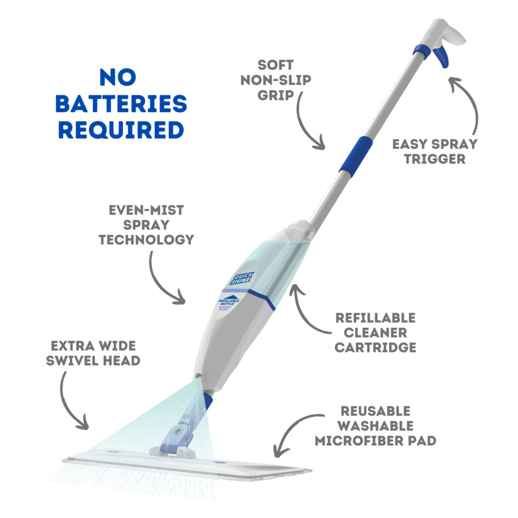 Quick Shine ® Multi-Surface Spray Mop Kit - Quick Shine Floors