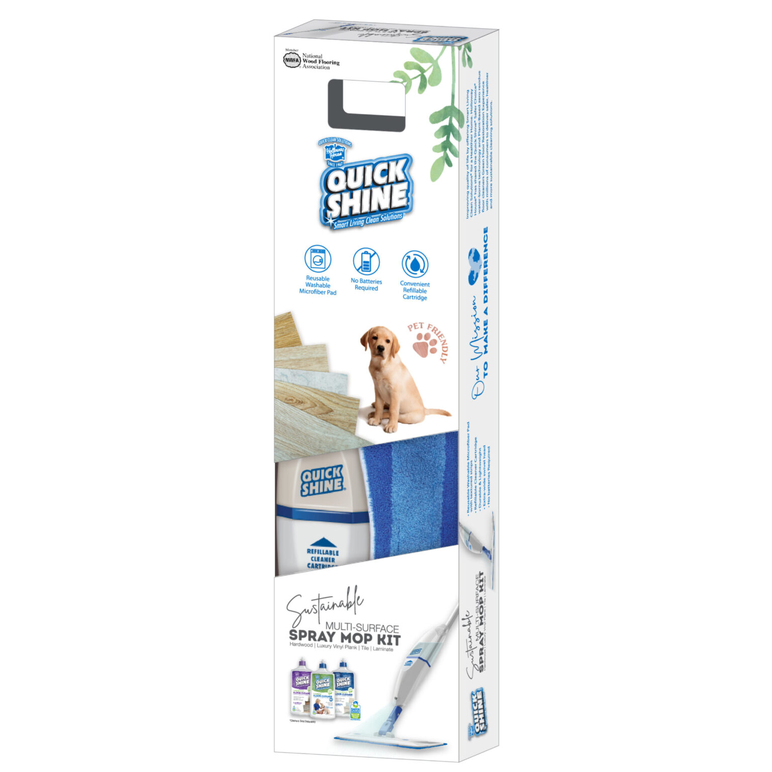 Quick Shine ® Multi-Surface Spray Mop Kit - Quick Shine Floors