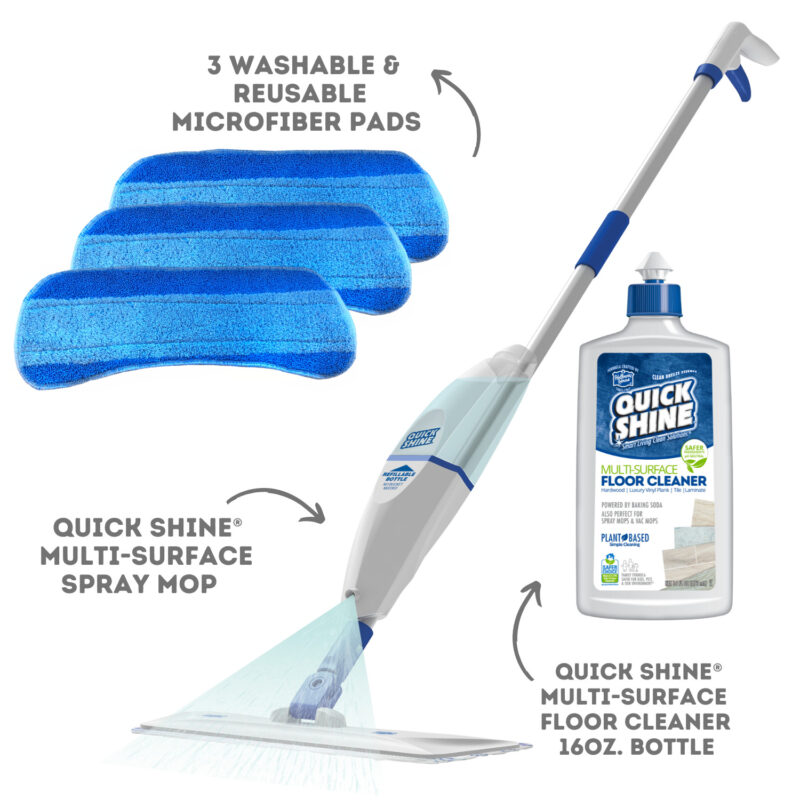 Quick Shine ® Multi-Surface Spray Mop Kit - Quick Shine Floors