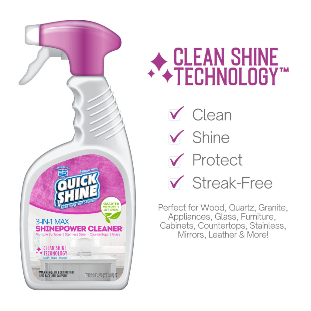 Quick Shine ® 3-IN-1 Max SHINEPOWER Surface Cleaner - Quick Shine Floors