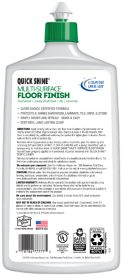 Quick Shine ® Multi-Surface Floor Finish - Quick Shine Floors