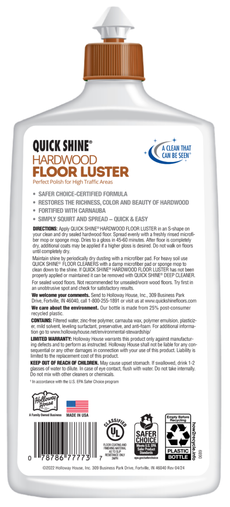 Quick Shine ® Hardwood Floor Luster - Quick Shine Floors