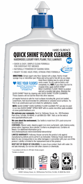 Best Pet Safe Floor Cleaner - Plant-Based Floor Cleaner For Pets
