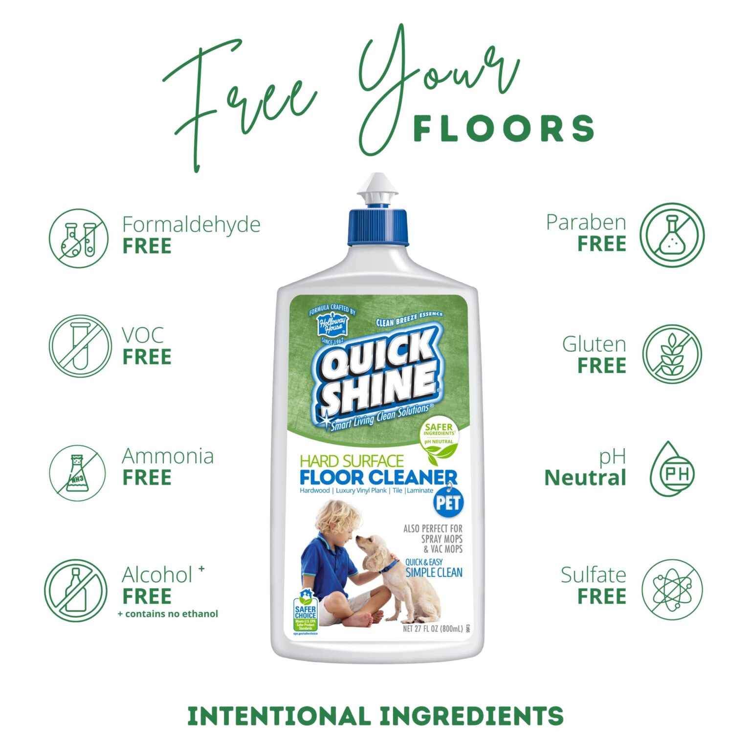 Best Pet Safe Floor Cleaner - Plant-Based Floor Cleaner For Pets