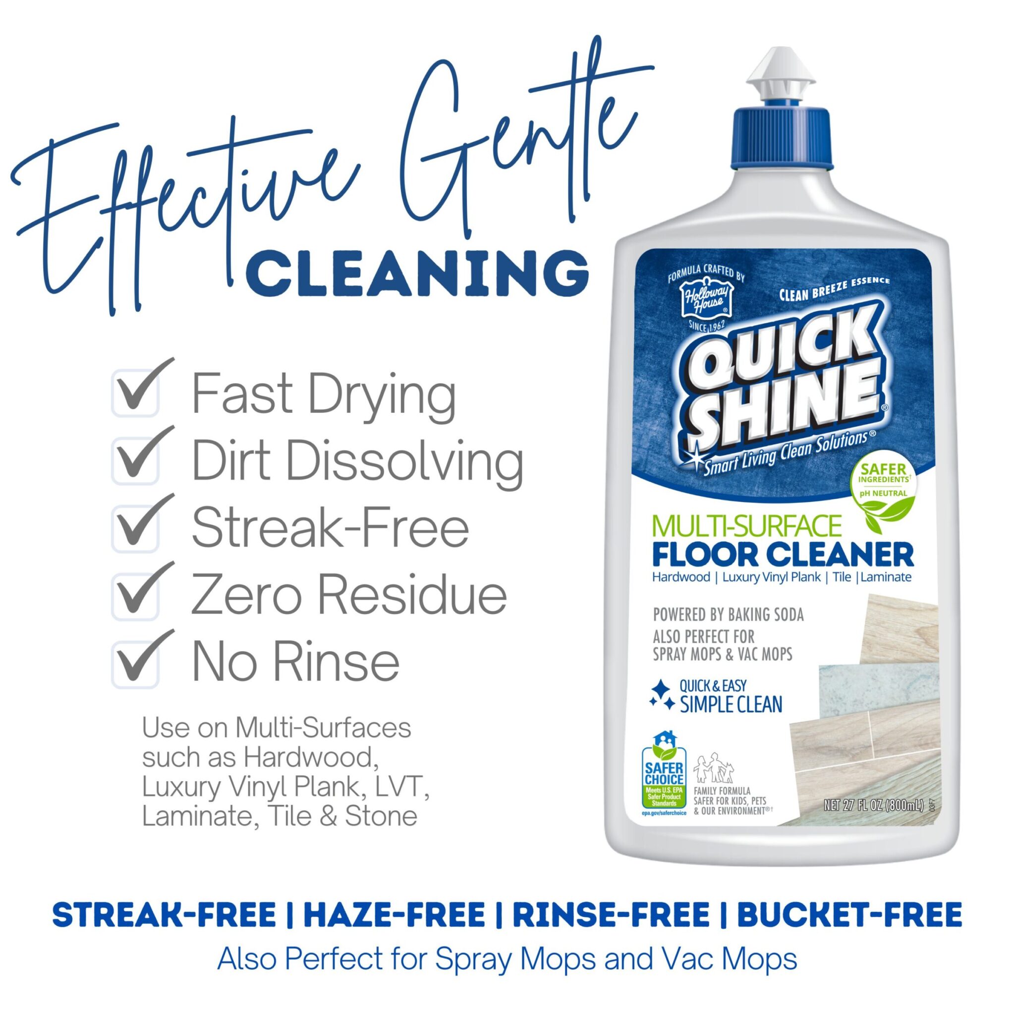 Quick Shine ® Multi-Surface Floor Cleaner - Quick Shine Floors