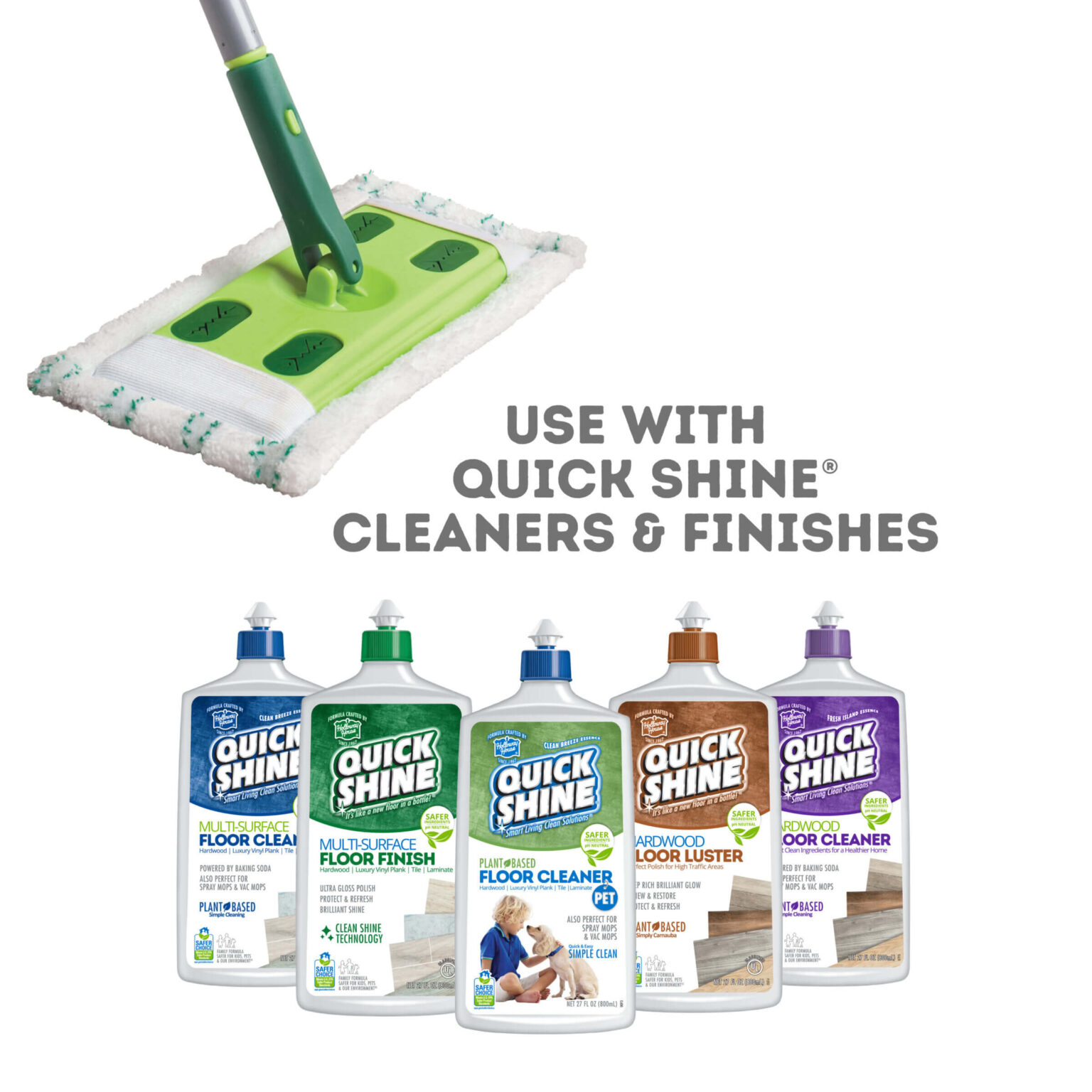 Quick Shine ® Hard Surface Floor Mop - Quick Shine Floors